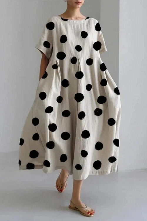 Dot & Drift – Tummy Coverage Dress – Elise-Mimosa